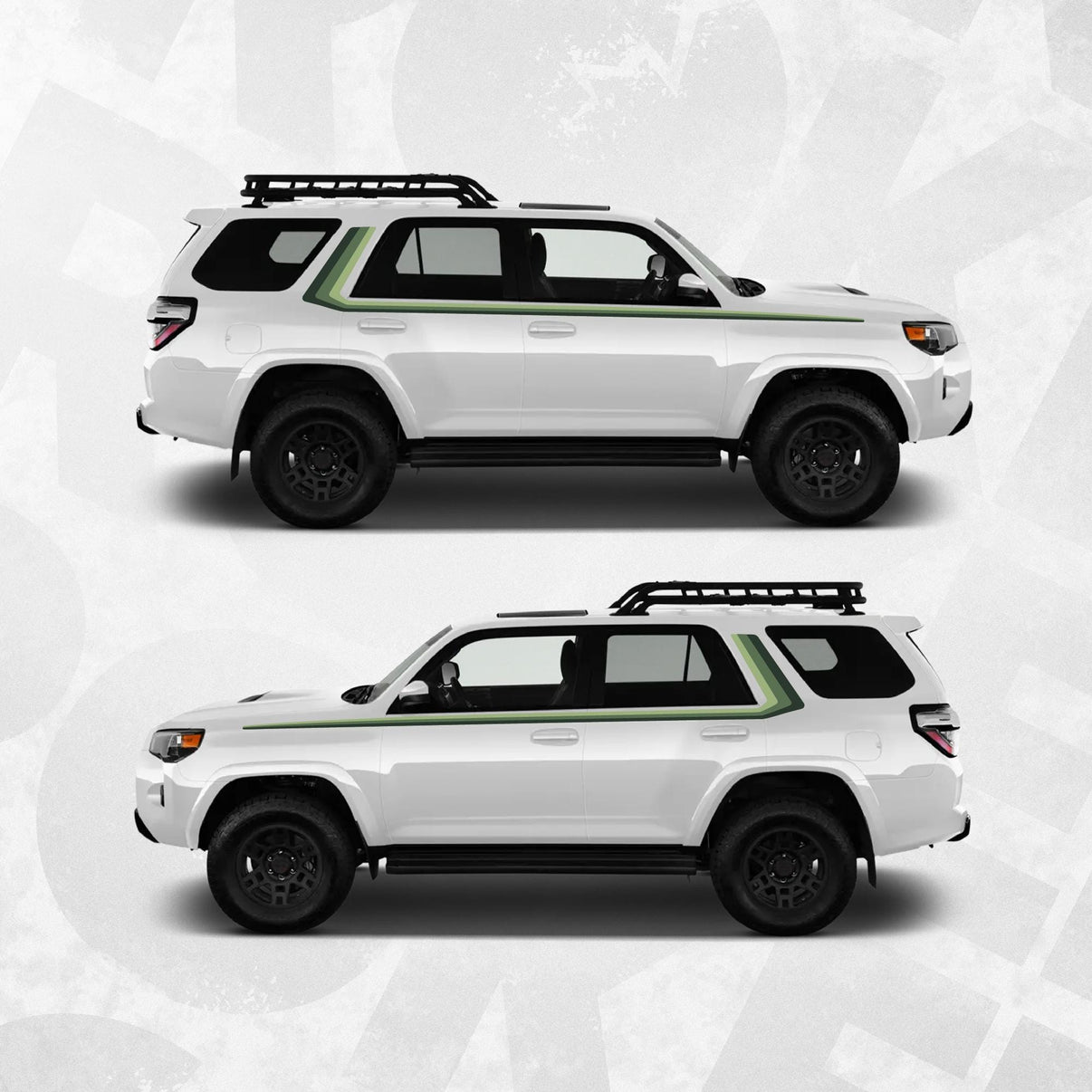Toyota 4Runner Decals - 40th Anniversary GREEN Edition