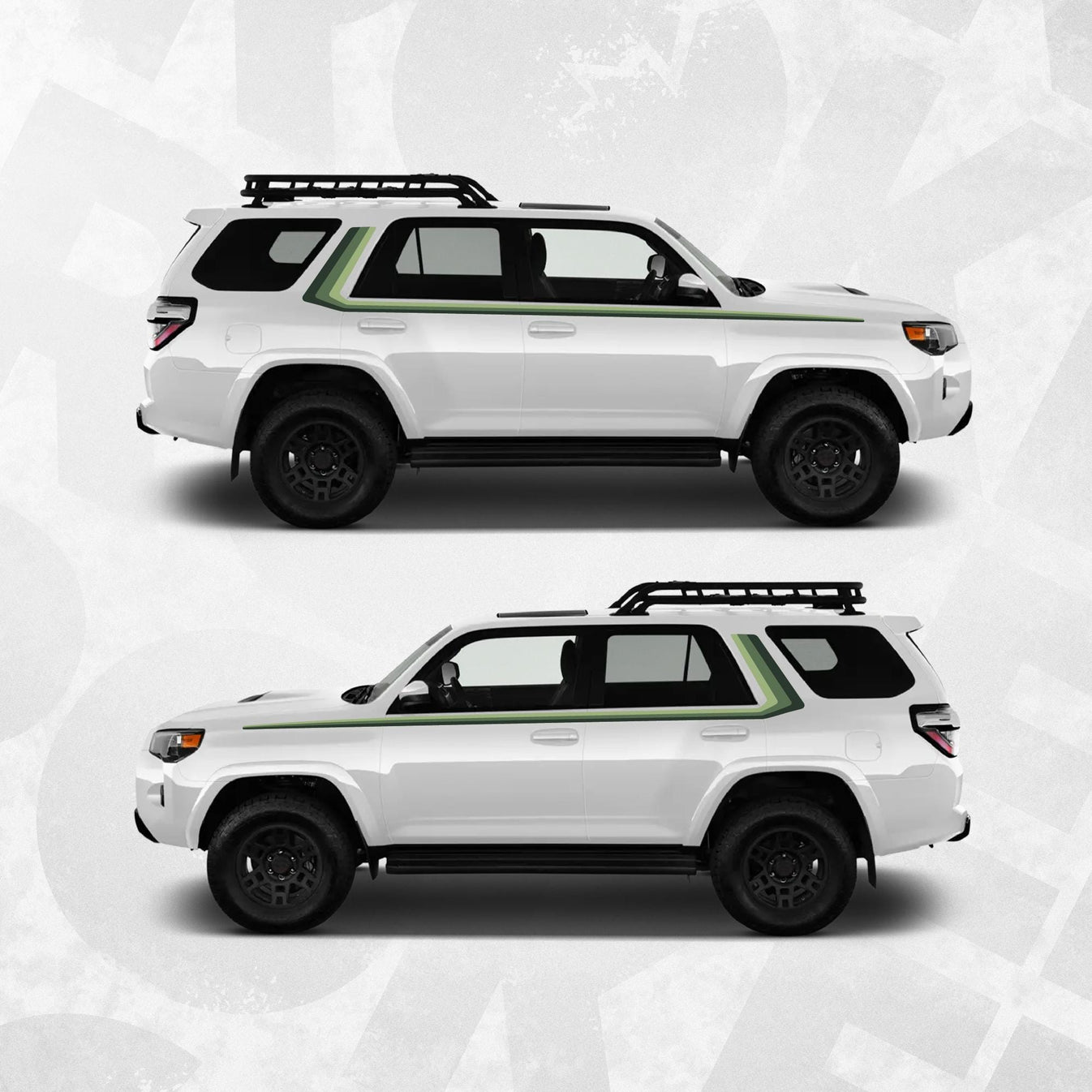 Toyota 4Runner Decals - 40th Anniversary GREEN Edition