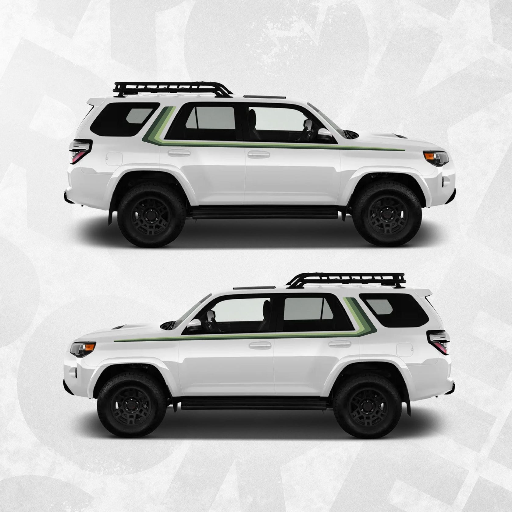 Toyota 4Runner Decals - 40th Anniversary GREEN Edition