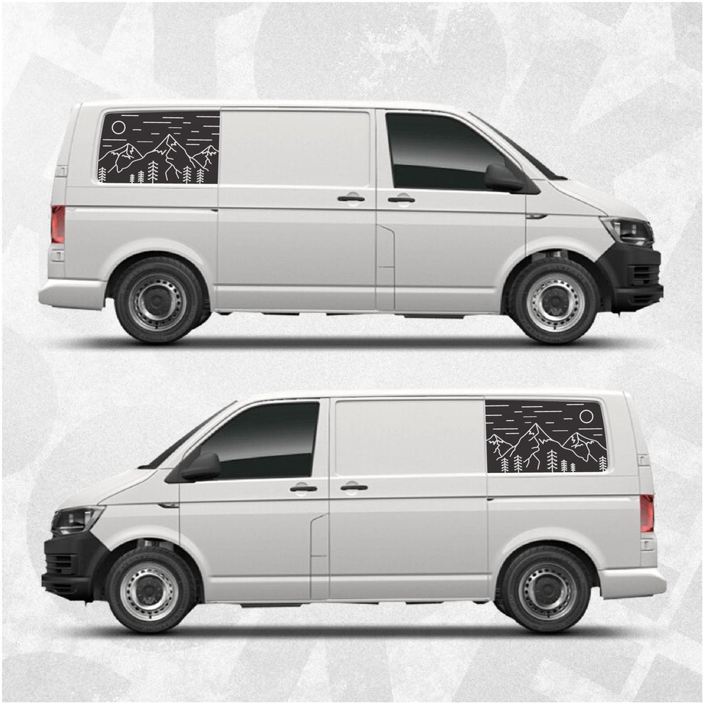 Mountain Scene Window & Panel Decal for VW T5/T6/T6.1 Vans