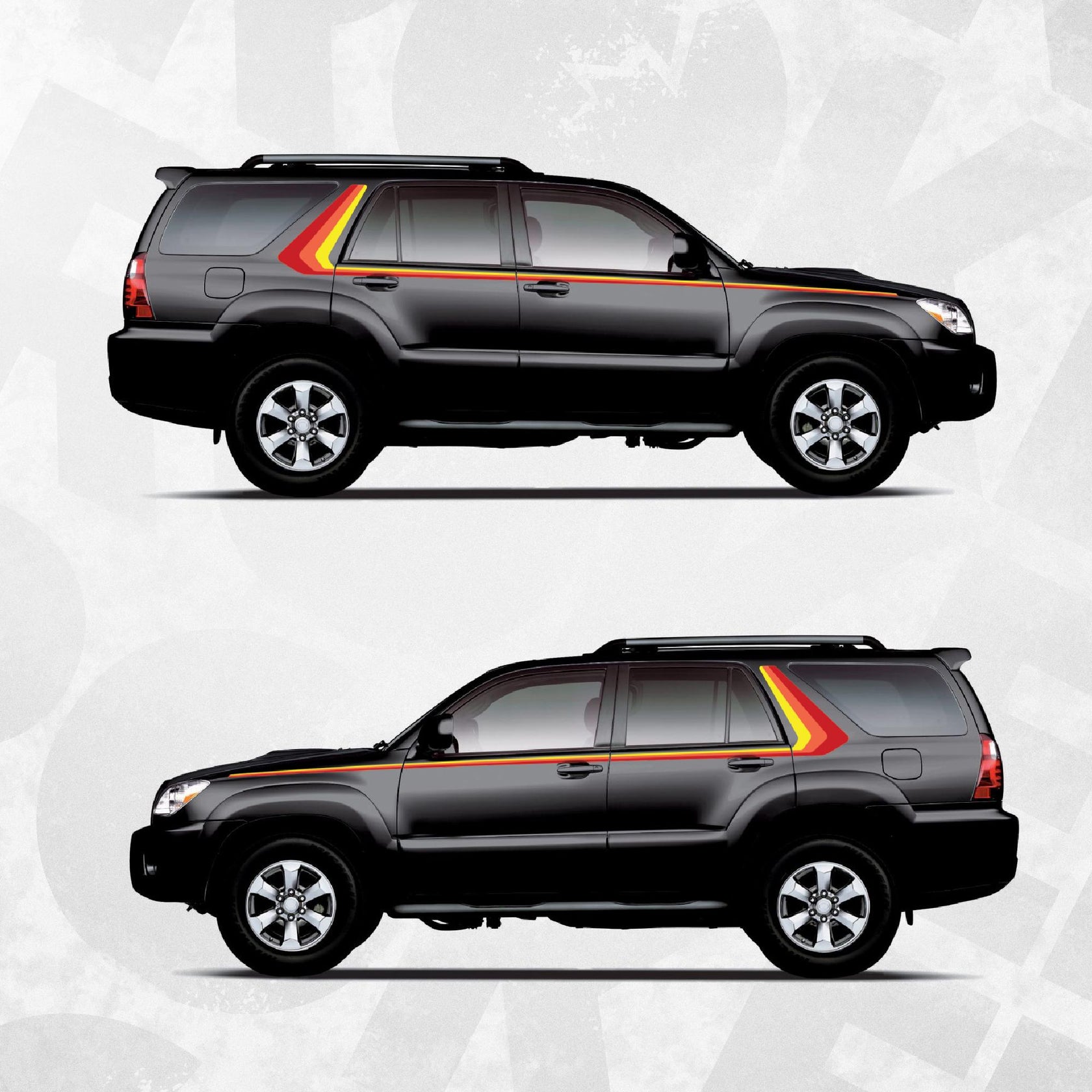 40th Anniversary Side Stripes - Toyota 4Runner 4th Gen Compatible Deca