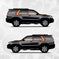 40th Anniversary Side Stripes - Toyota 4Runner 4th Gen Compatible Deca