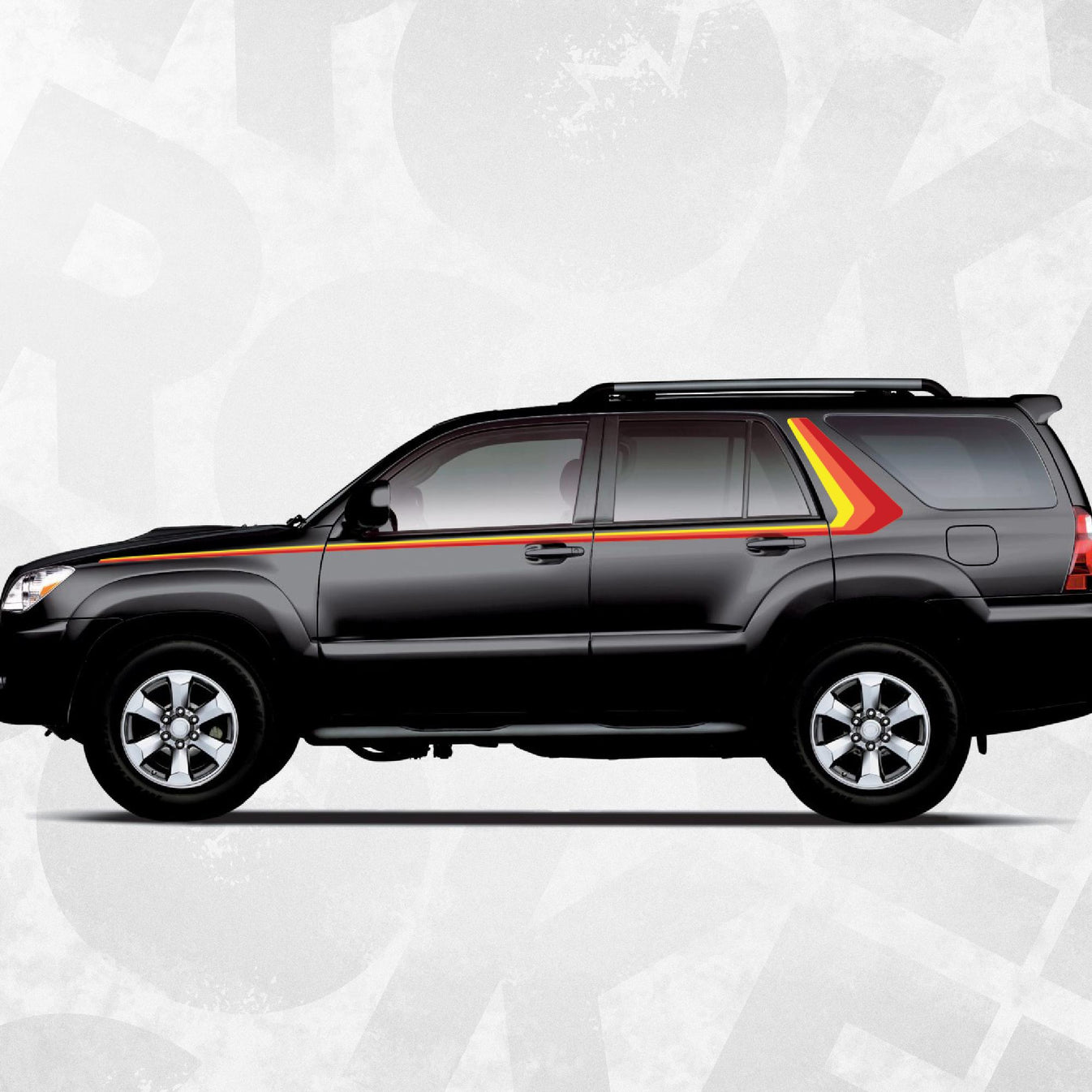 40th Anniversary Side Stripes - Toyota 4Runner 4th Gen Compatible Deca