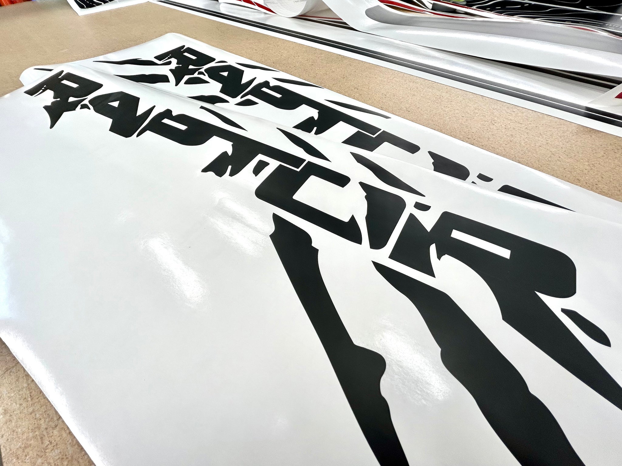 Ford f150 Raptor decals, Bedside truck claw rustic decal, set of 2