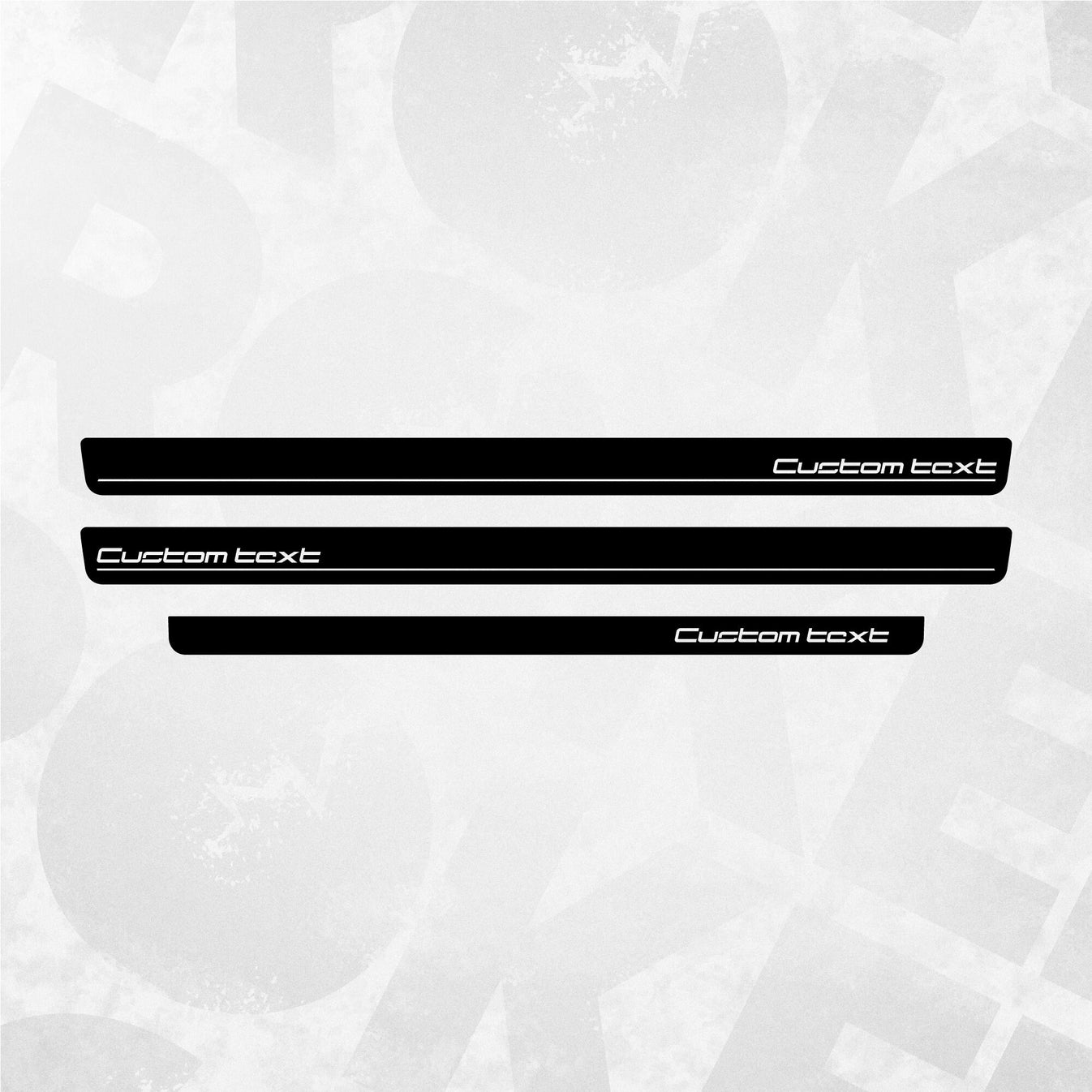 VW CADDY Custom Side Decals