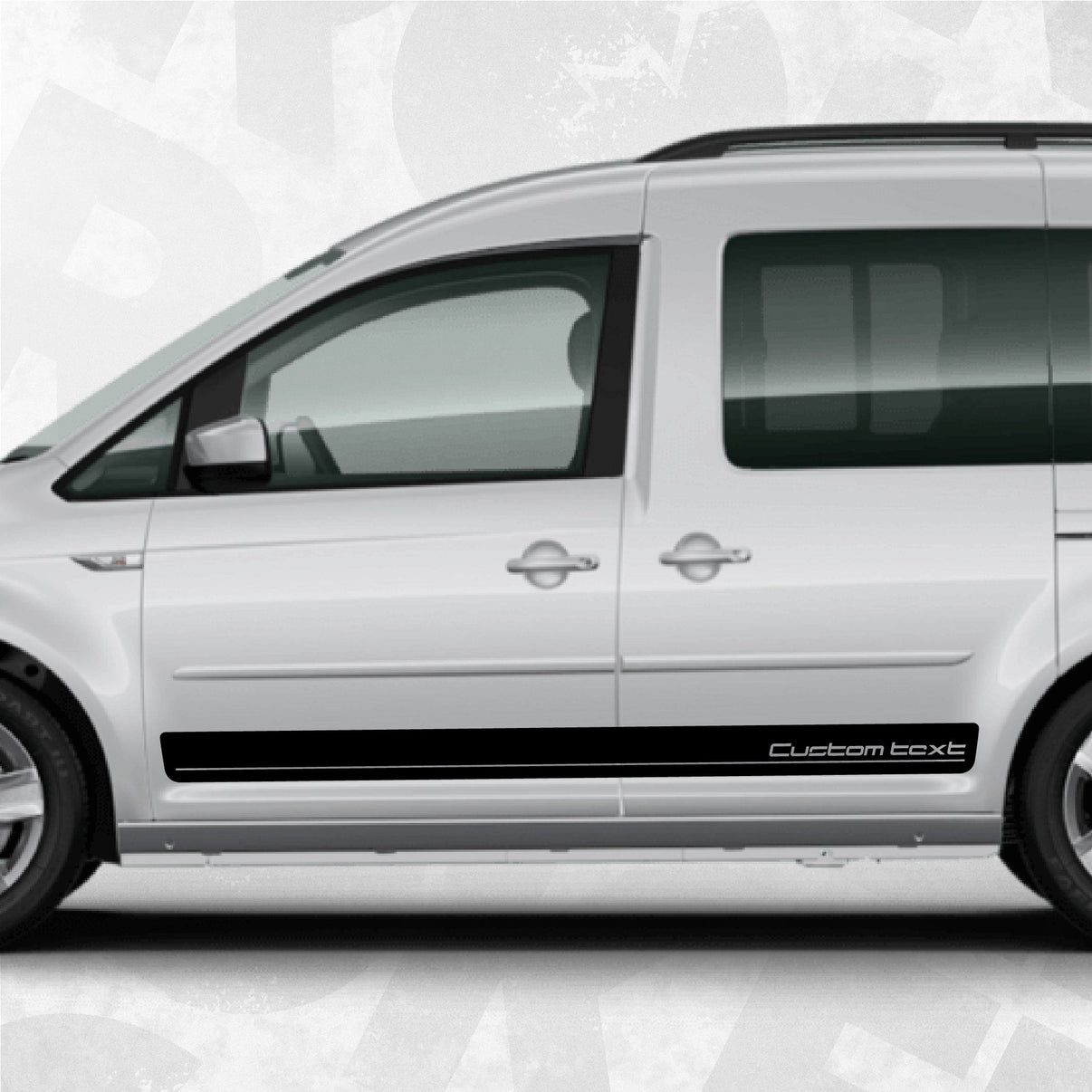 VW CADDY Custom Side Decals