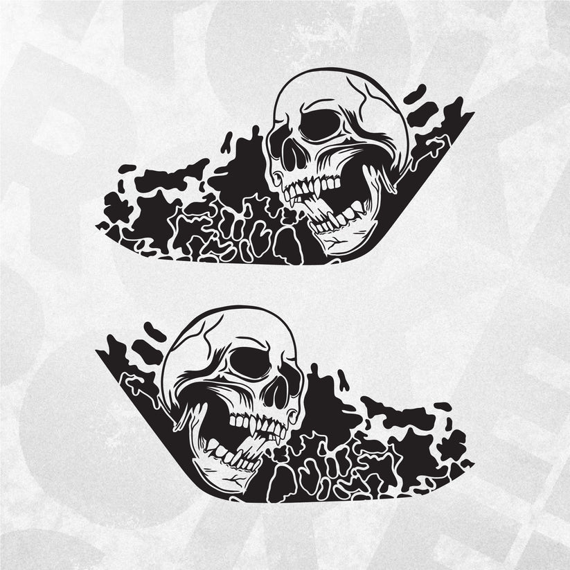 4Runner Window Decal - Nightmare Skull Graphics