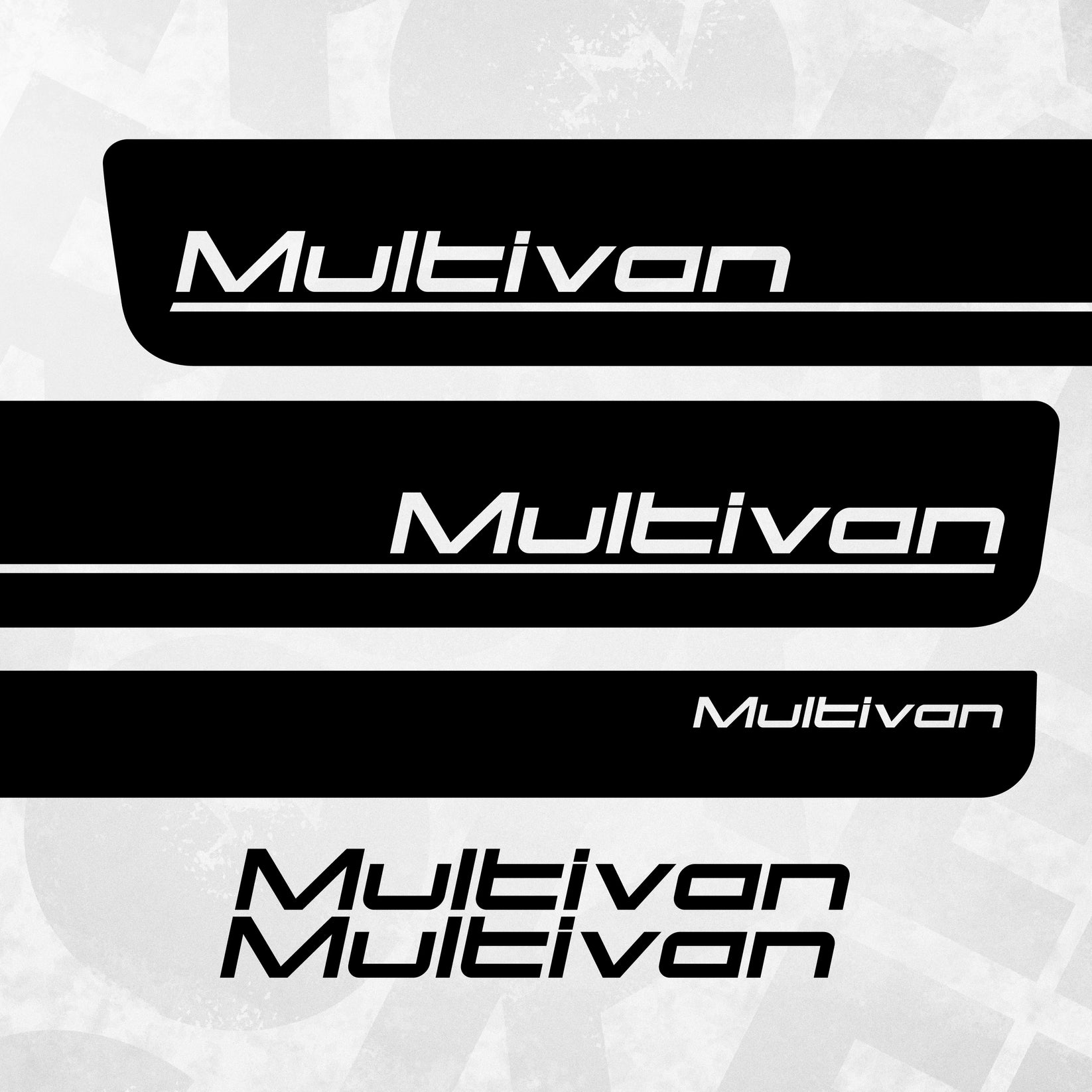 Volkswagen Multivan side stripe decals